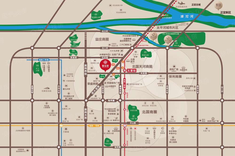 【繁花里_石家庄繁花里楼盘】区位相册|高清大图-石家庄贝壳新房