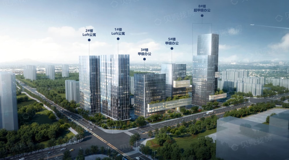 【U PARK总部基地】_西安长安U PARK总部基地房价,户型,开盘时间详情-西安贝壳